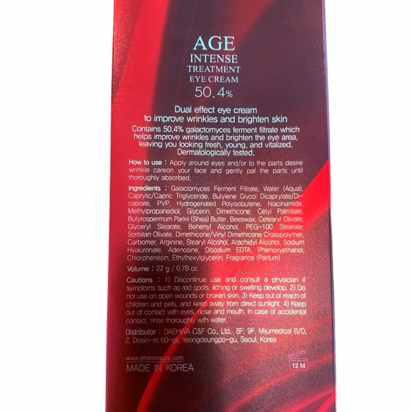 Age | Skincare | New Set Age Intense Treatment Essence And Age Intense ...